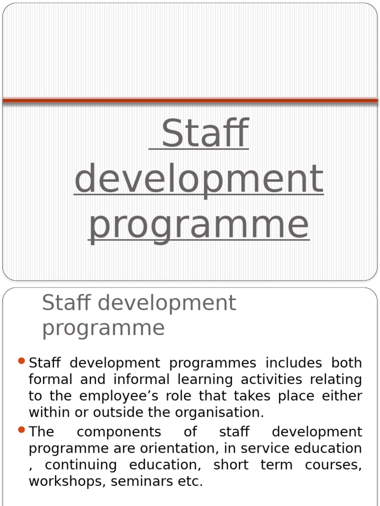 Inservice Education 1 | PDF | Evaluation | Leadership