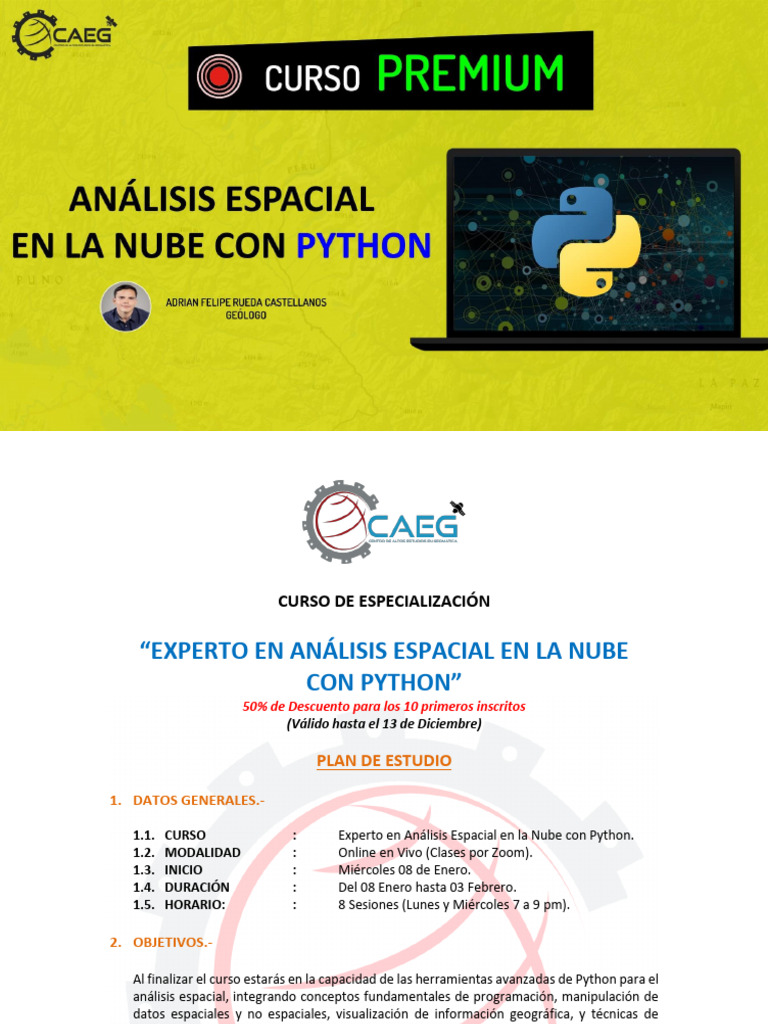 Análisis Espacial Con Python | PDF | Python (lenguaje de programación ...