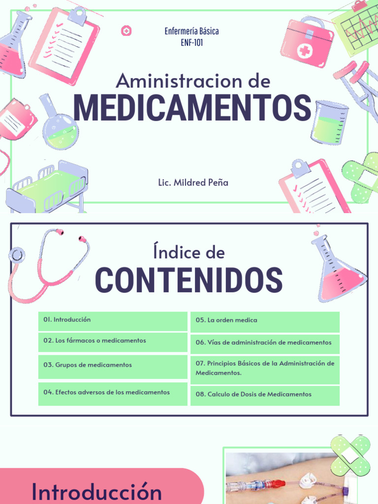 Administración de Medicamentos | PDF | Medicamentos con receta | Especialidades Medicas