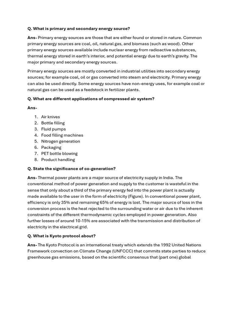Energy Conservation Management Section A | PDF | Clean Development ...