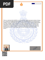 Caste Declaration Format | PDF