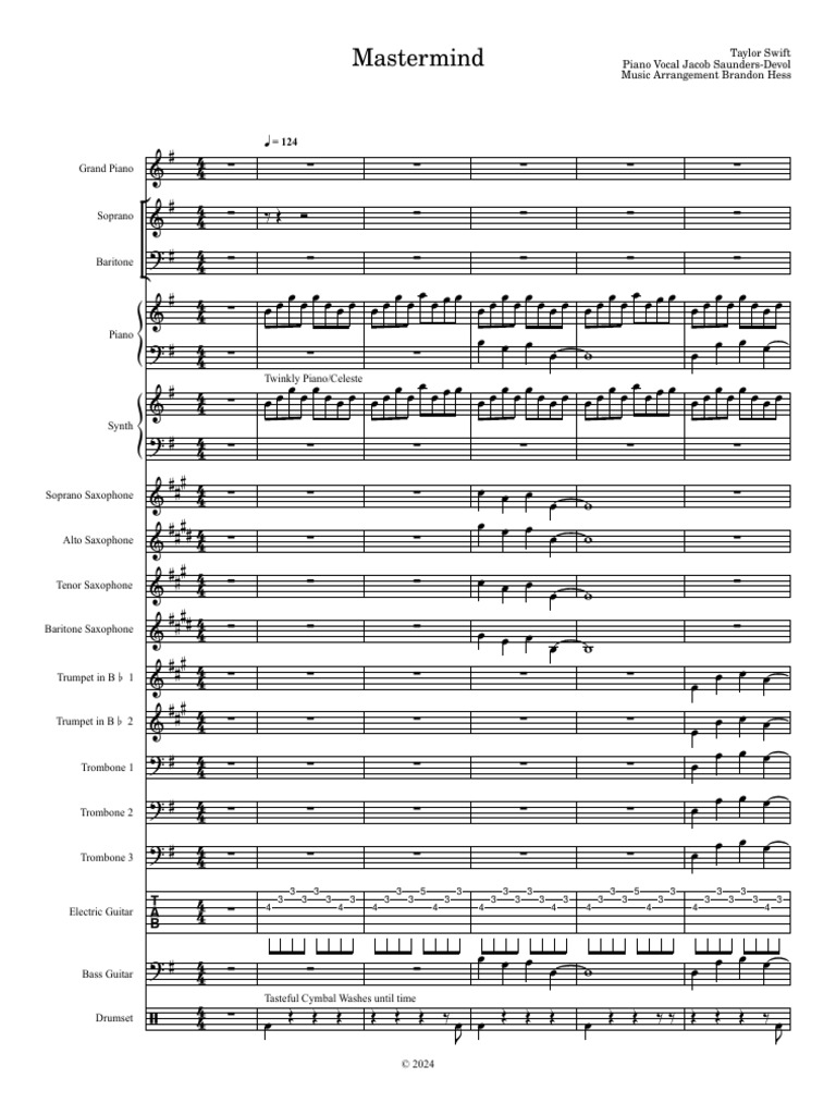 Mastermind DraftScore and Parts | PDF | Music Technology | Musical ...