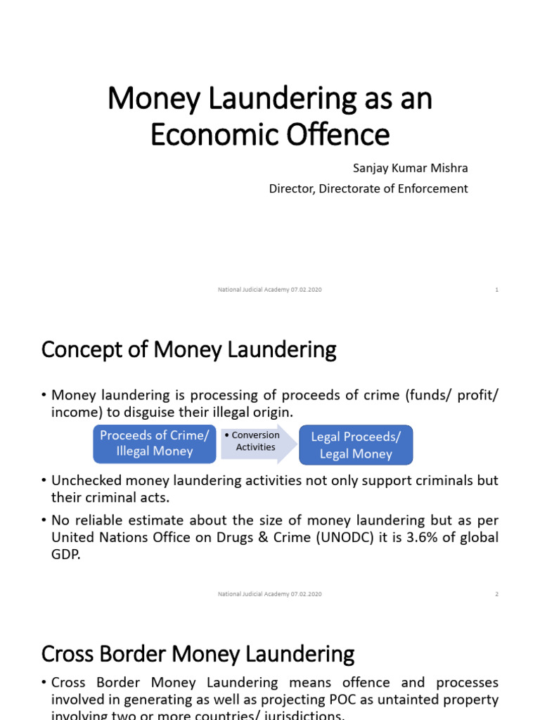 5.Money Laundering as an Economic Offence | PDF | Terrorism Financing ...