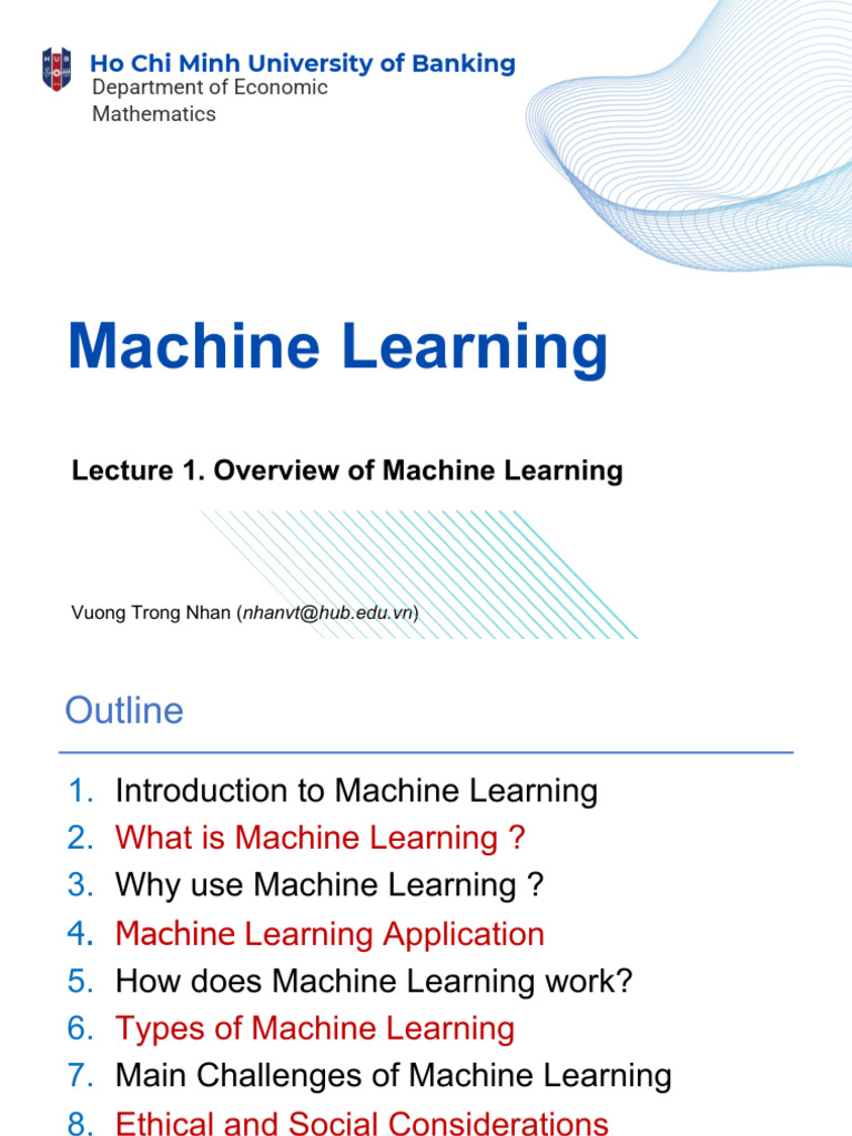 01 - ML - Introduction (1) | PDF | Machine Learning | Statistical Classification
