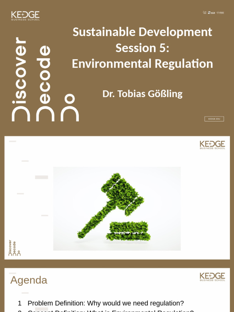 Session 5 Envirnonmental Regulation | PDF | Greenhouse Gas | Life Cycle ...