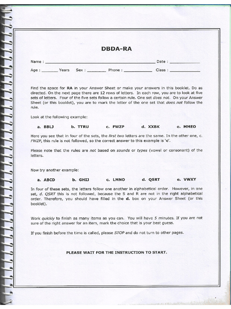 Dbda Ra | PDF