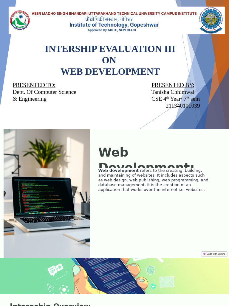 Web Development Internship | PDF | Websites | World Wide Web