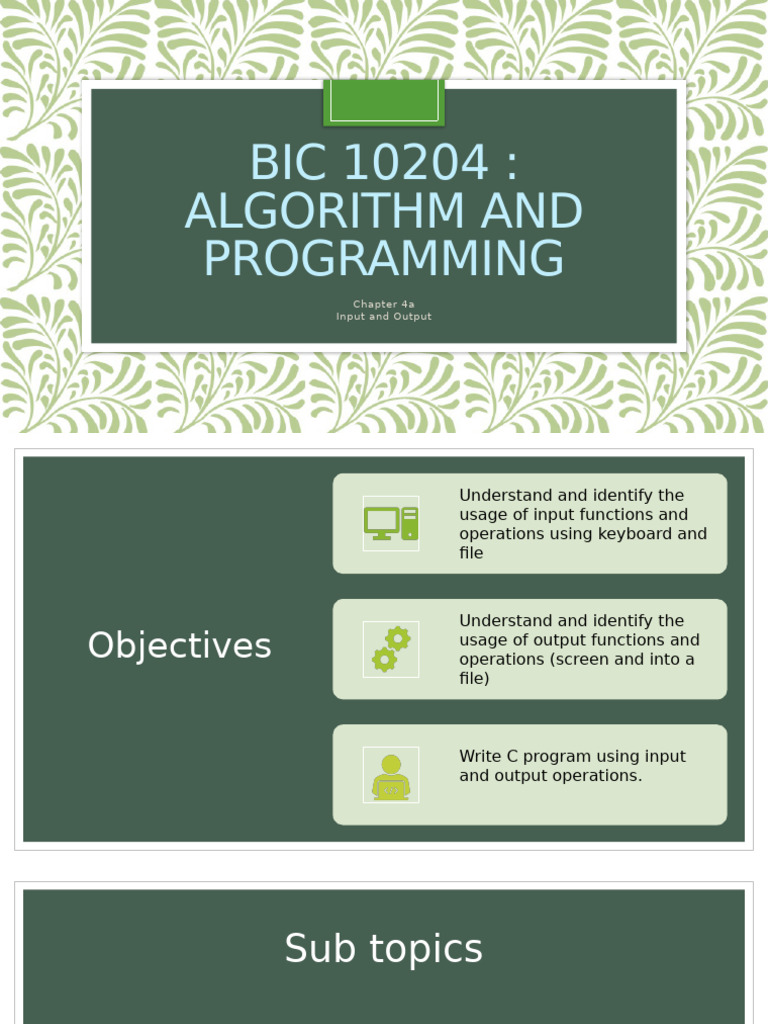 Chapter4a Input Ouput | PDF | Computer Engineering | Software Engineering