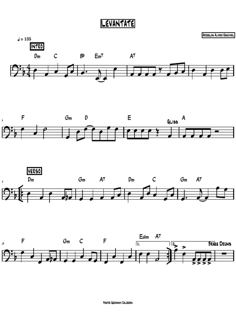 LEVANTATE. Verson Actualizada | PDF