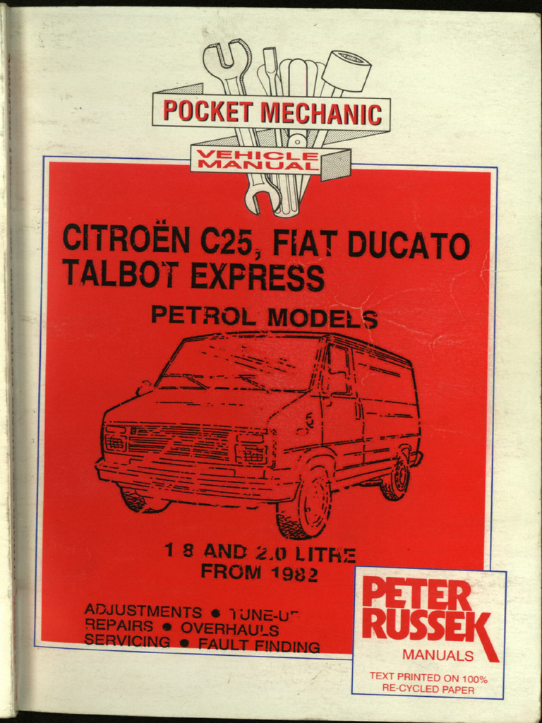 Citroen C25 Fiat Ducato Talbot Express | PDF
