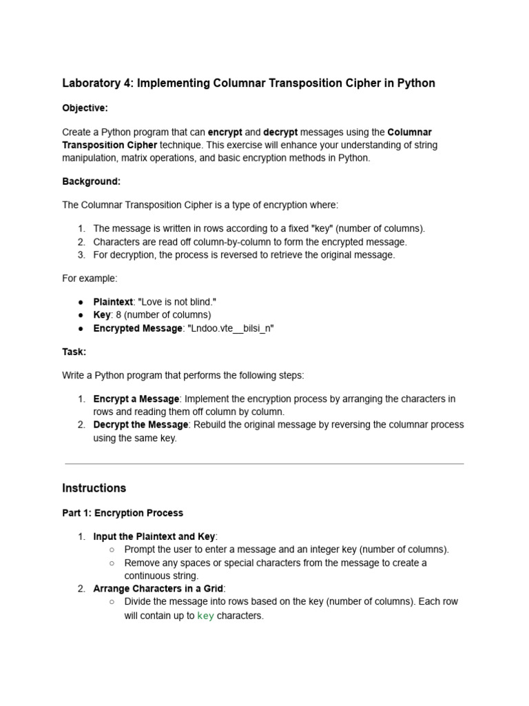 111-Lab-4 | PDF | Encryption | Cipher