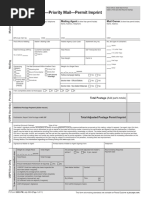 PS Form 3877 - Firm Mailing For Accountable Mail | PDF | United States ...