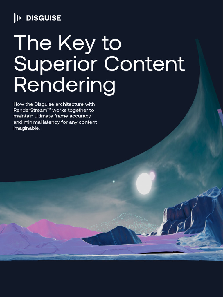 Renderstream Whitepaper | PDF | Rendering (Computer Graphics) | Computer Cluster