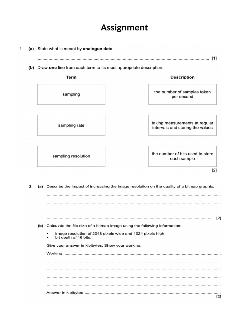 AS Computer Assignment 1 (2) | PDF
