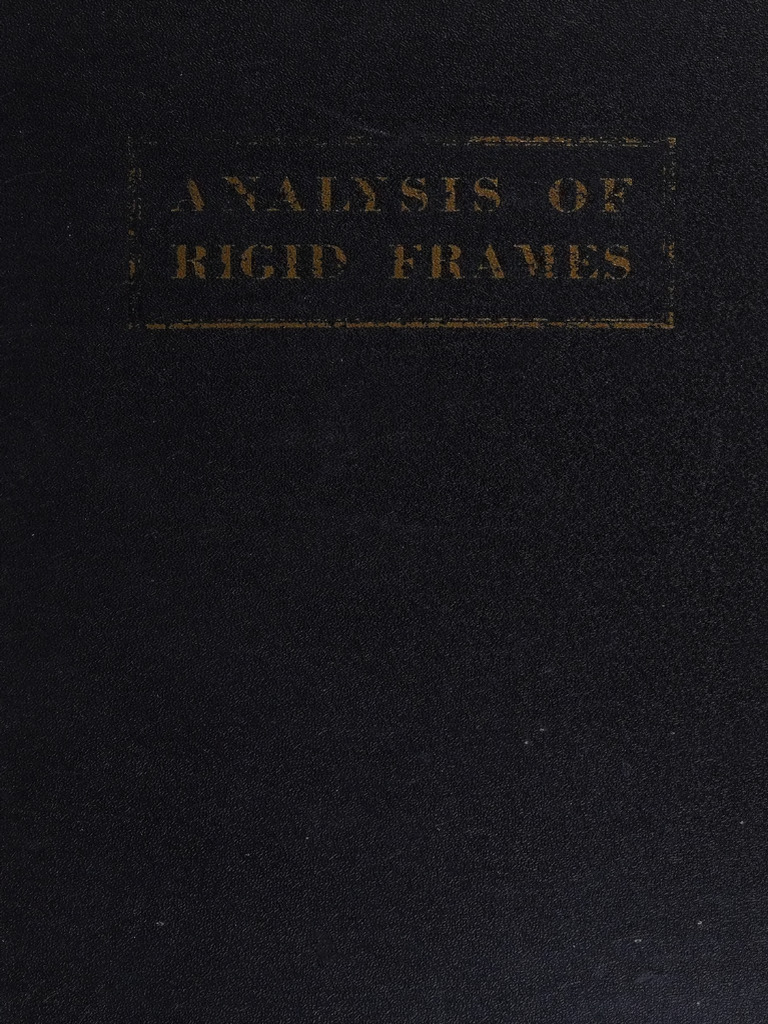 Rigid Frame Analysis Techniques | PDF | Bending | Beam (Structure)
