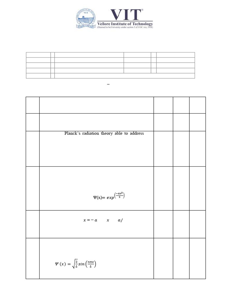 C1+TC1_With_Key | PDF | Waves | Electron