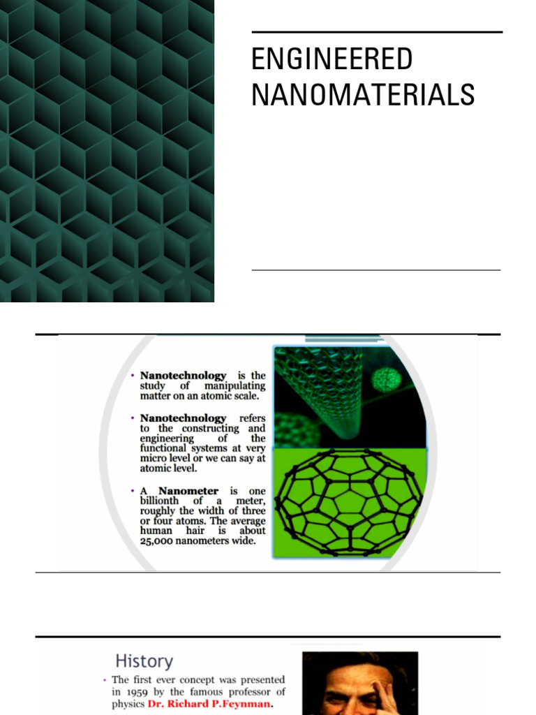 Engineered Nanomaterials Overview | PDF