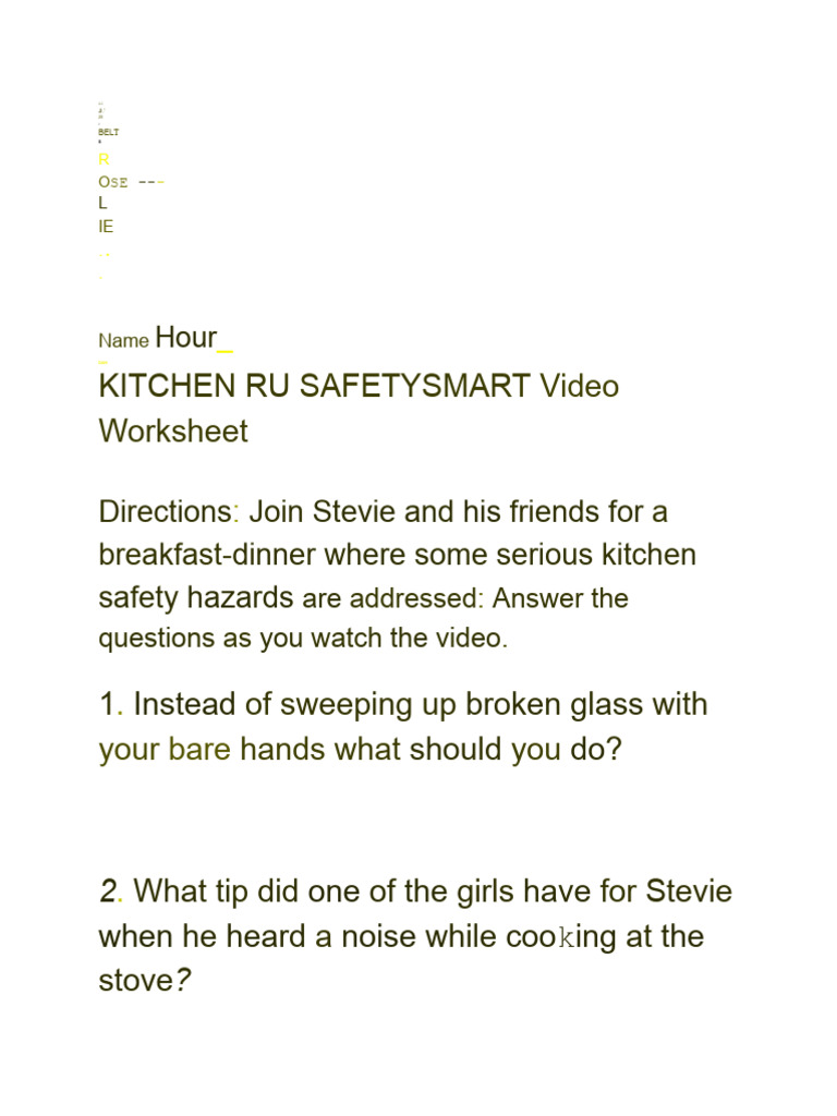 Julie Barry - Kami Export - KitchenSafetySmart | PDF