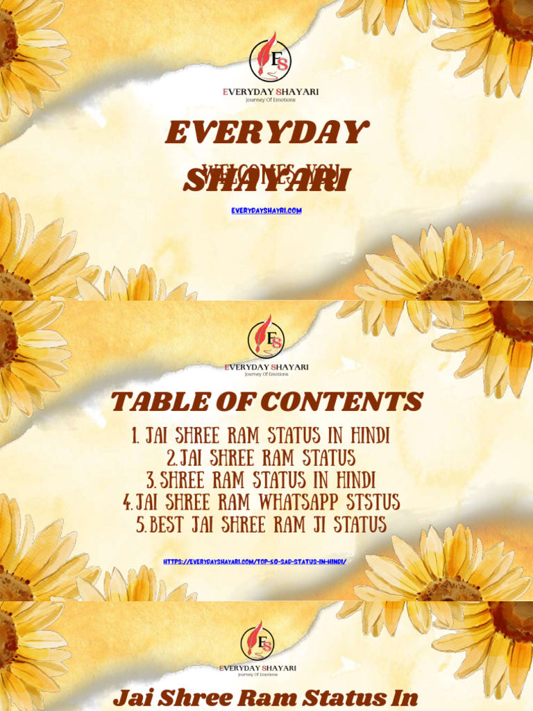 Everyday Shayari | PDF