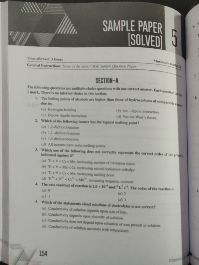 Sample Paper #5 | PDF