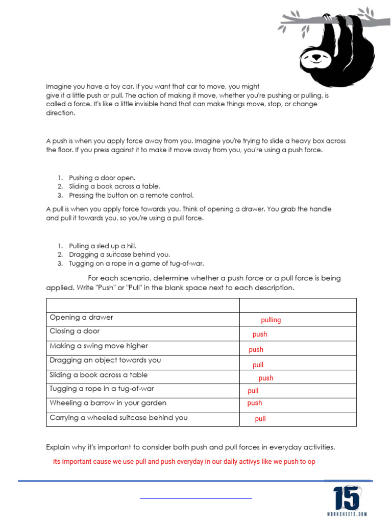 Carl Cesar Push Or Pull Forces Pdf