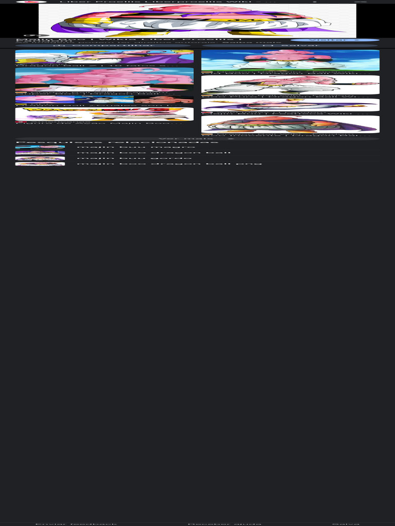 Majin Buu - Pesquisa Google | PDF