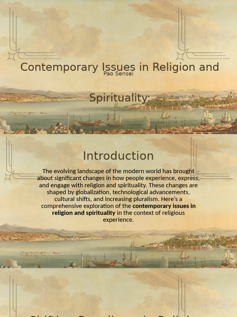 Contemporary Issues in Religion Today | PDF | Spirituality | Religious ...