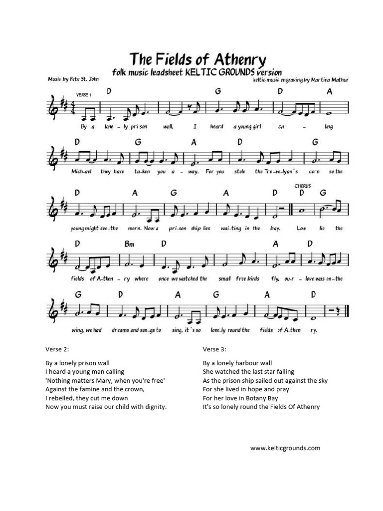 FIelds of Athenry | PDF