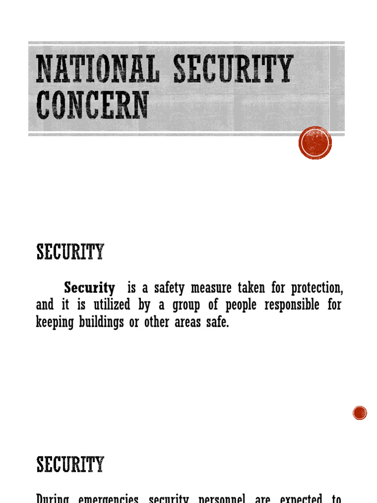 National Security Concern | PDF | Pandemic | Vaccines