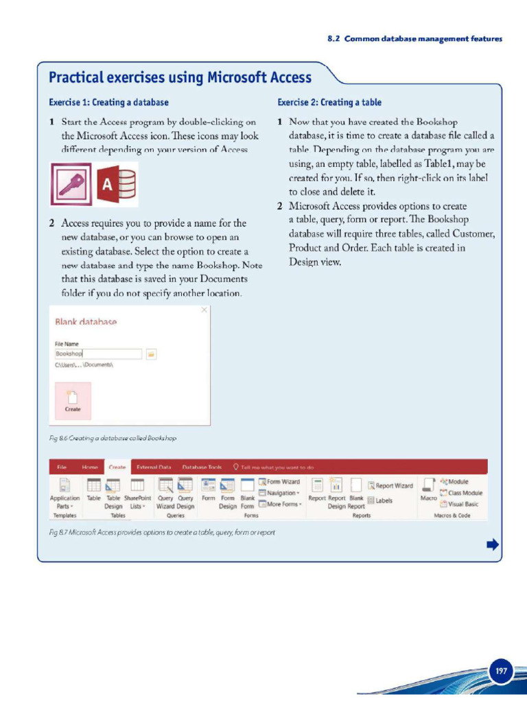 ITX-Practical-exercises-using-Mocrosoft-Access | PDF