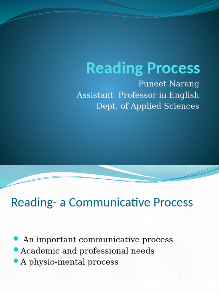 Reading Skills | PDF | Reading Comprehension | Semantics
