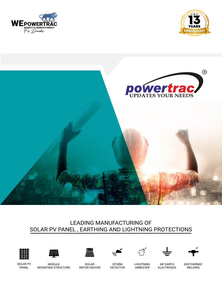 Powertrac Group_brochure (1) | PDF | Photovoltaics | Solar Panel