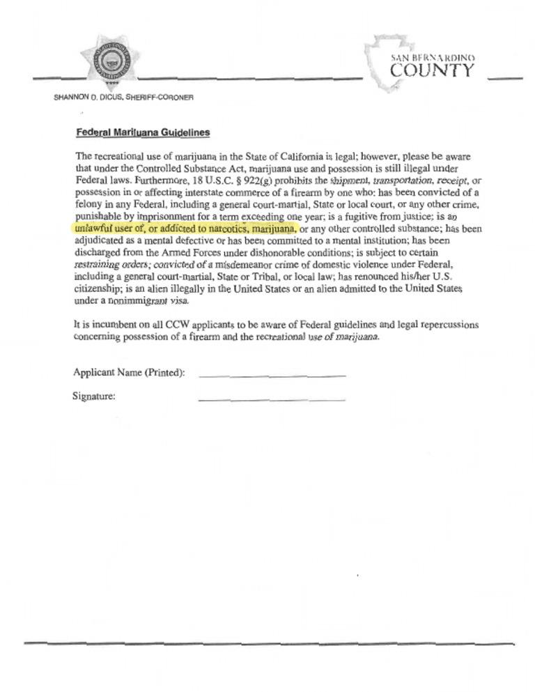 Federal MJ Waiver (2) | PDF