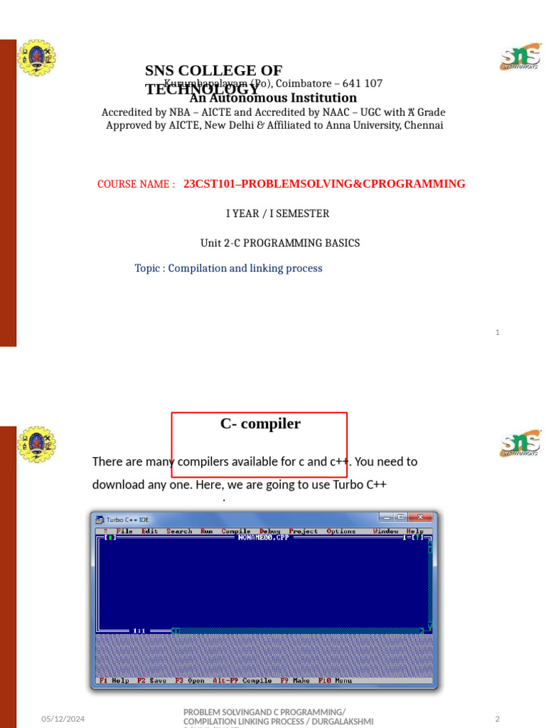 C Compilation and Linking Process | PDF | Library (Computing) | Compiler