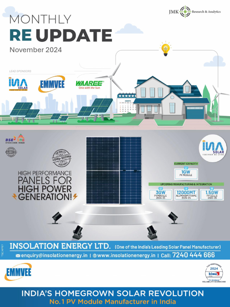 November 2024 RE Tenders & Updates | PDF | Renewable Energy | Solar Power