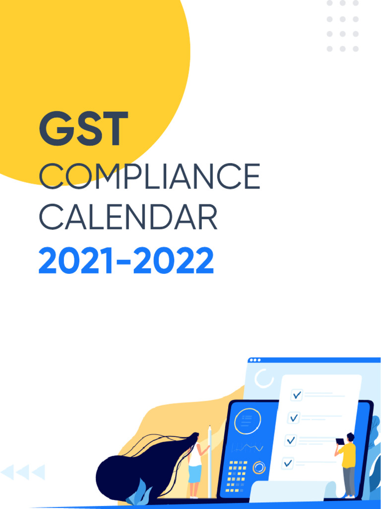 GST Compliance Calendar 2021-22 | PDF | Payments | Taxes