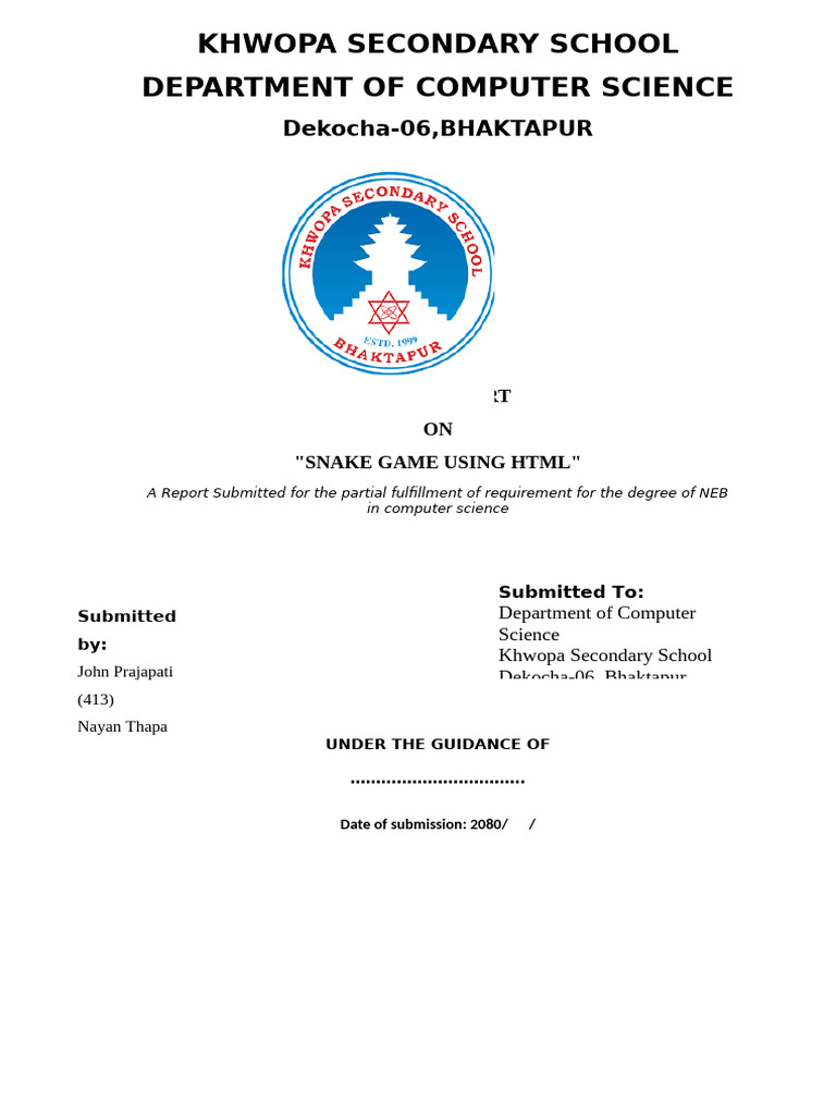 computer project | PDF | Html | Computer Programming