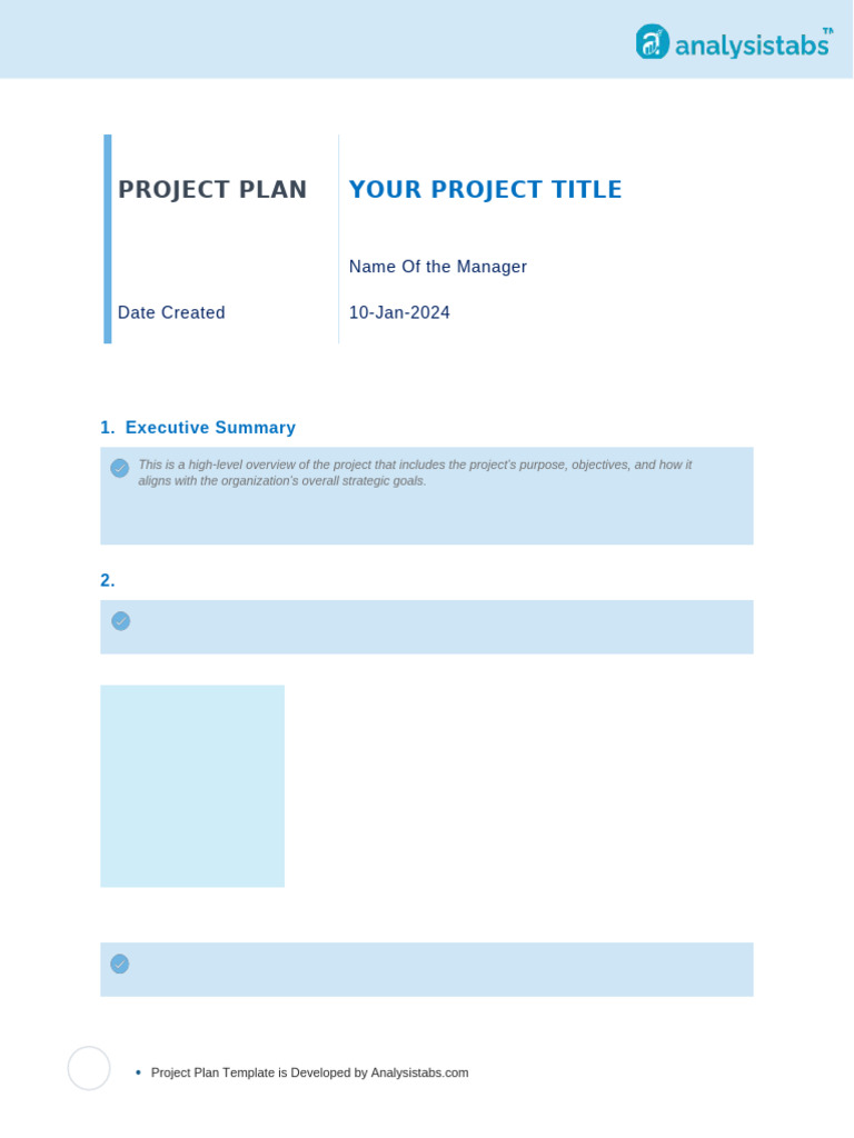 Free-Project-Plan-Template-Word | PDF | Performance Indicator | Scope ...