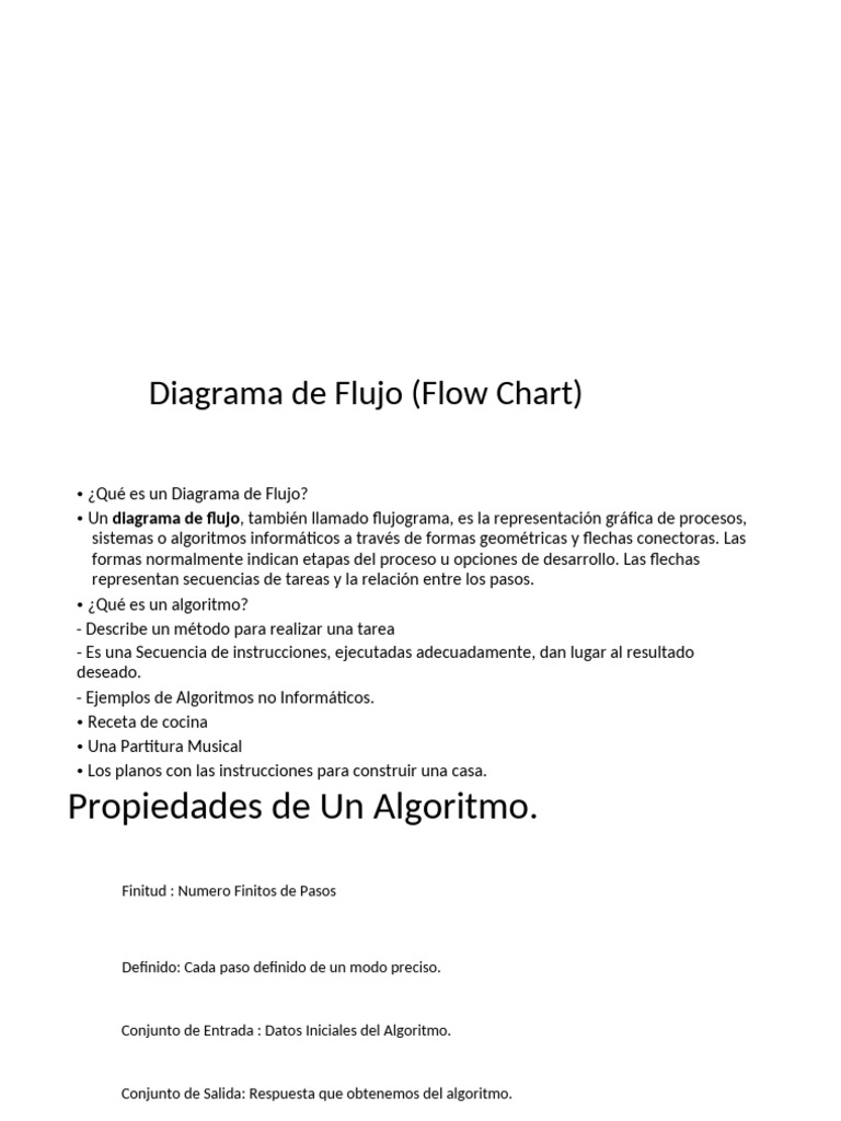 Algoritmos Diagrama de Flujos (Teoria) | PDF