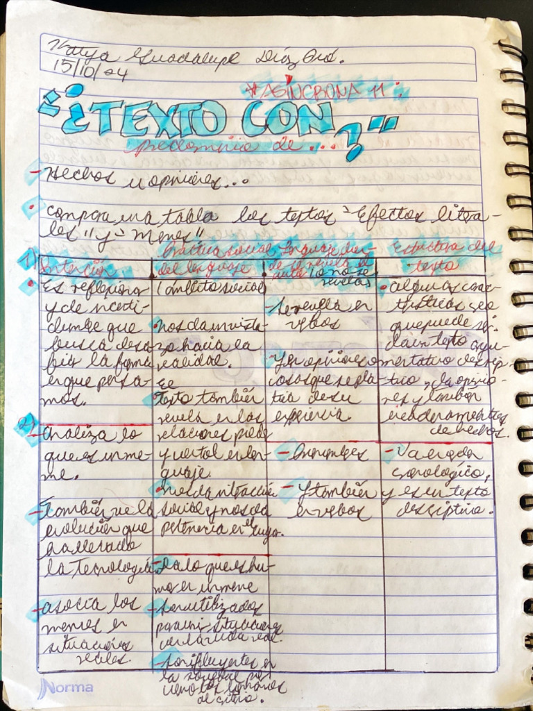 ¿Texto Con Predominio De... | PDF