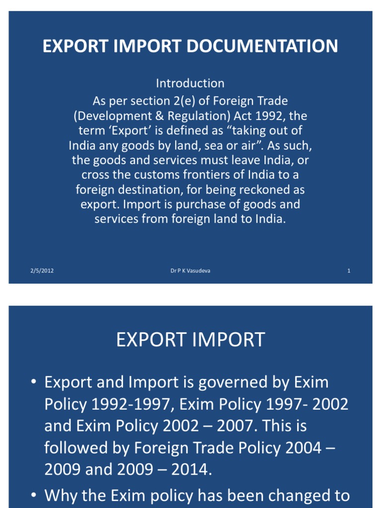 Ex1 Export | Bill Of Lading | Invoice