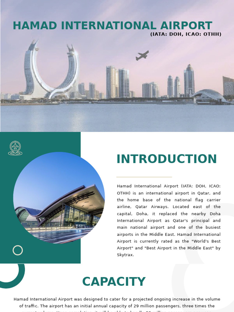 Hamad International Airport (IATA DOH, ICAO OTHH) is an International ...