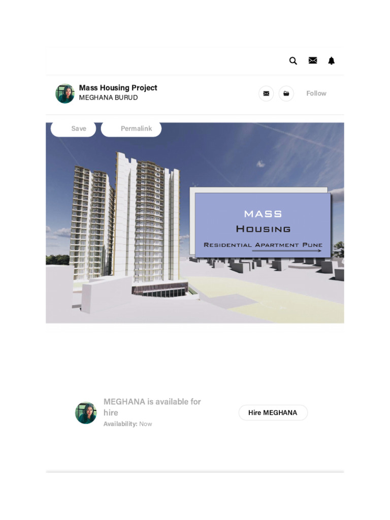 Mass Housing Project by Meghana Burud | PDF
