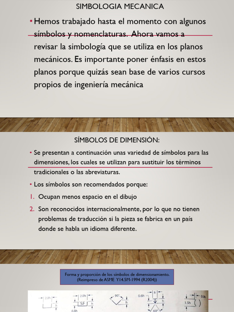 Clase 9. Simbologia Mecanica Textura y Rugosidad | PDF | Dibujo | Los ...