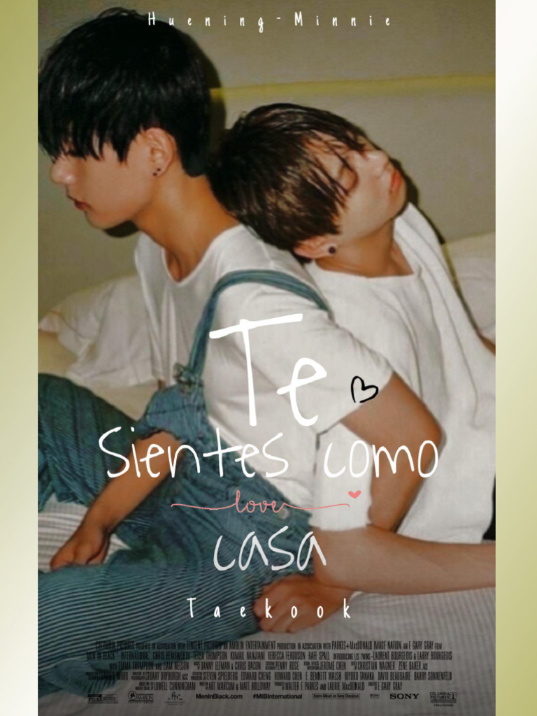 TE SIENTES COMO EN CASA-TAEKOOK-HUMINNIE | PDF