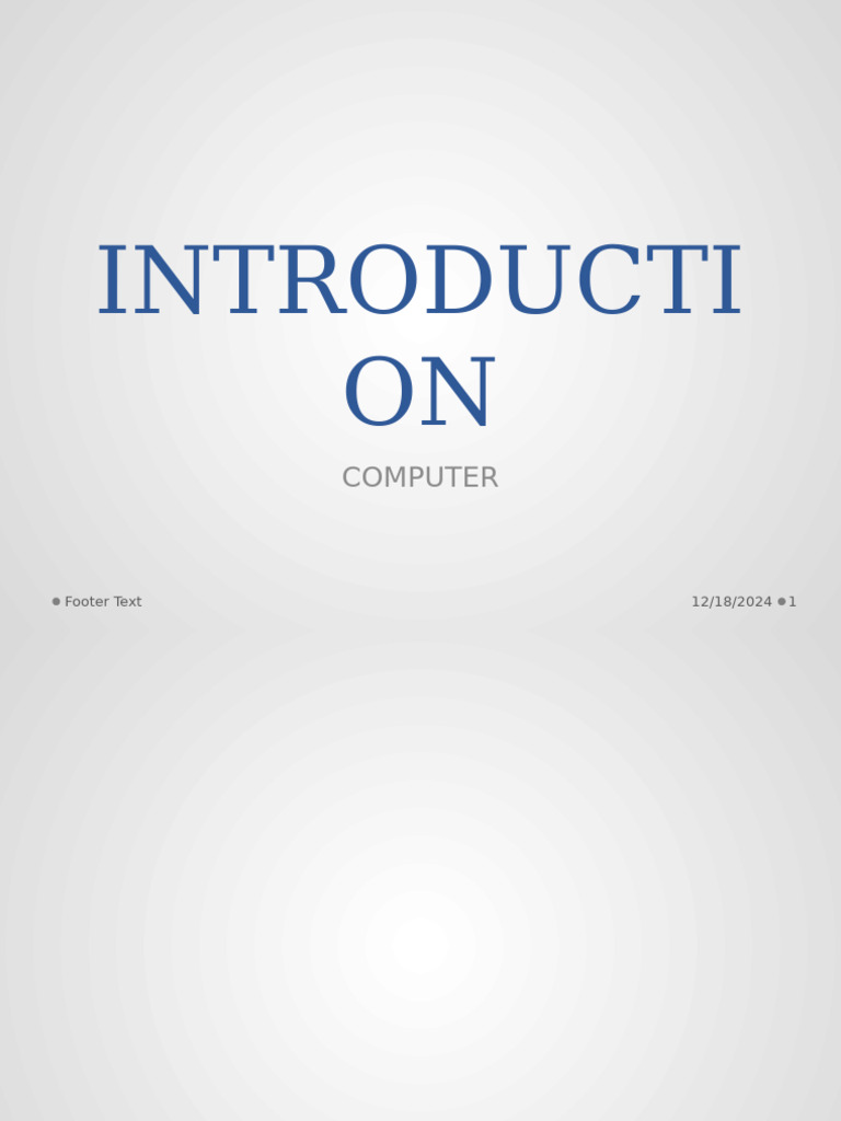 Introduction | PDF Introduction | PDF