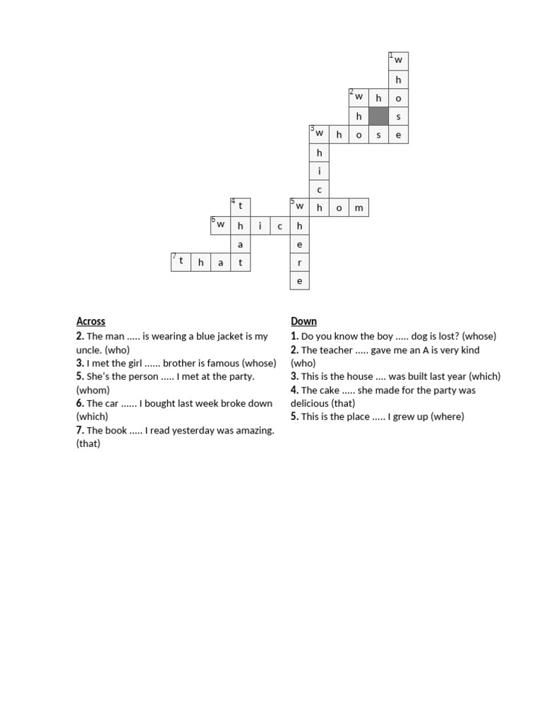 Crossword Maker Full | PDF