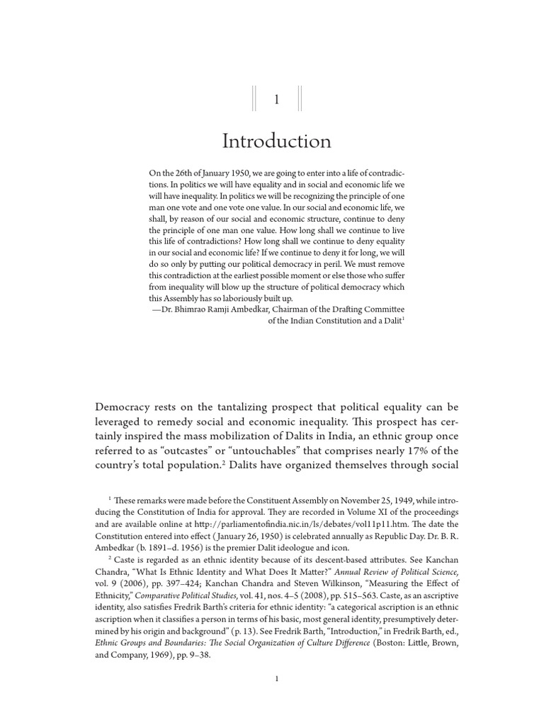 Ahuja_Chap_1 | PDF | Dalit | Caste