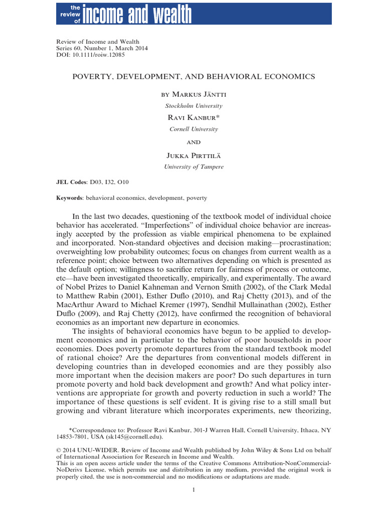 1 (2) | PDF | Redistribution Of Income And Wealth | Behavioral Economics