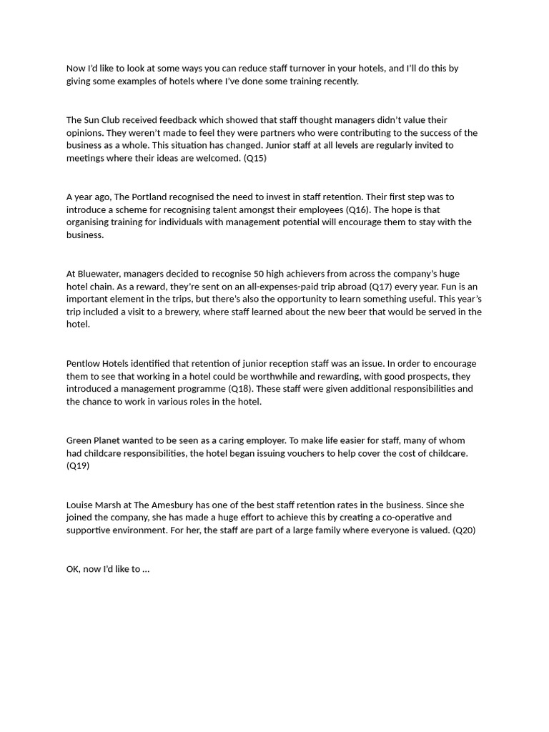 Script Bài Nghe | PDF